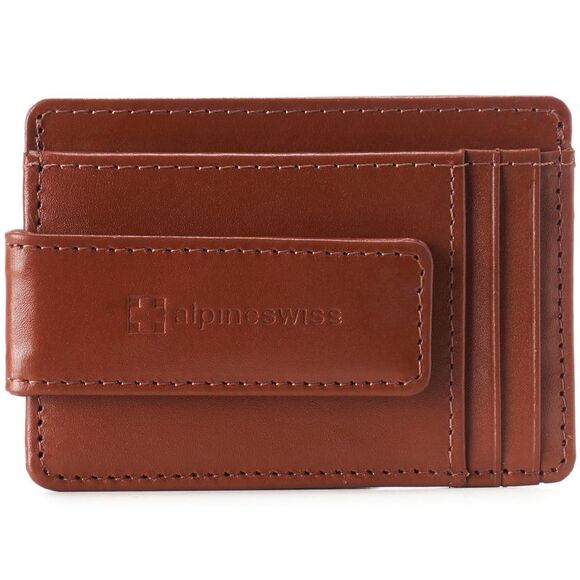 Alpine Swiss | Bags | Alpine Swiss Mens Rfid Minimalist Money Clip ...